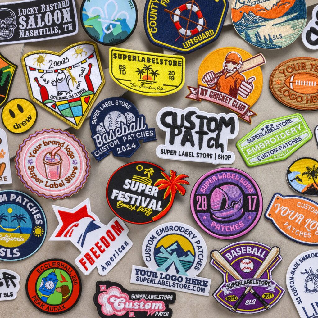 Custom Embroidery Patches | Sew-On, Iron-On & Velcro – Super Label Store