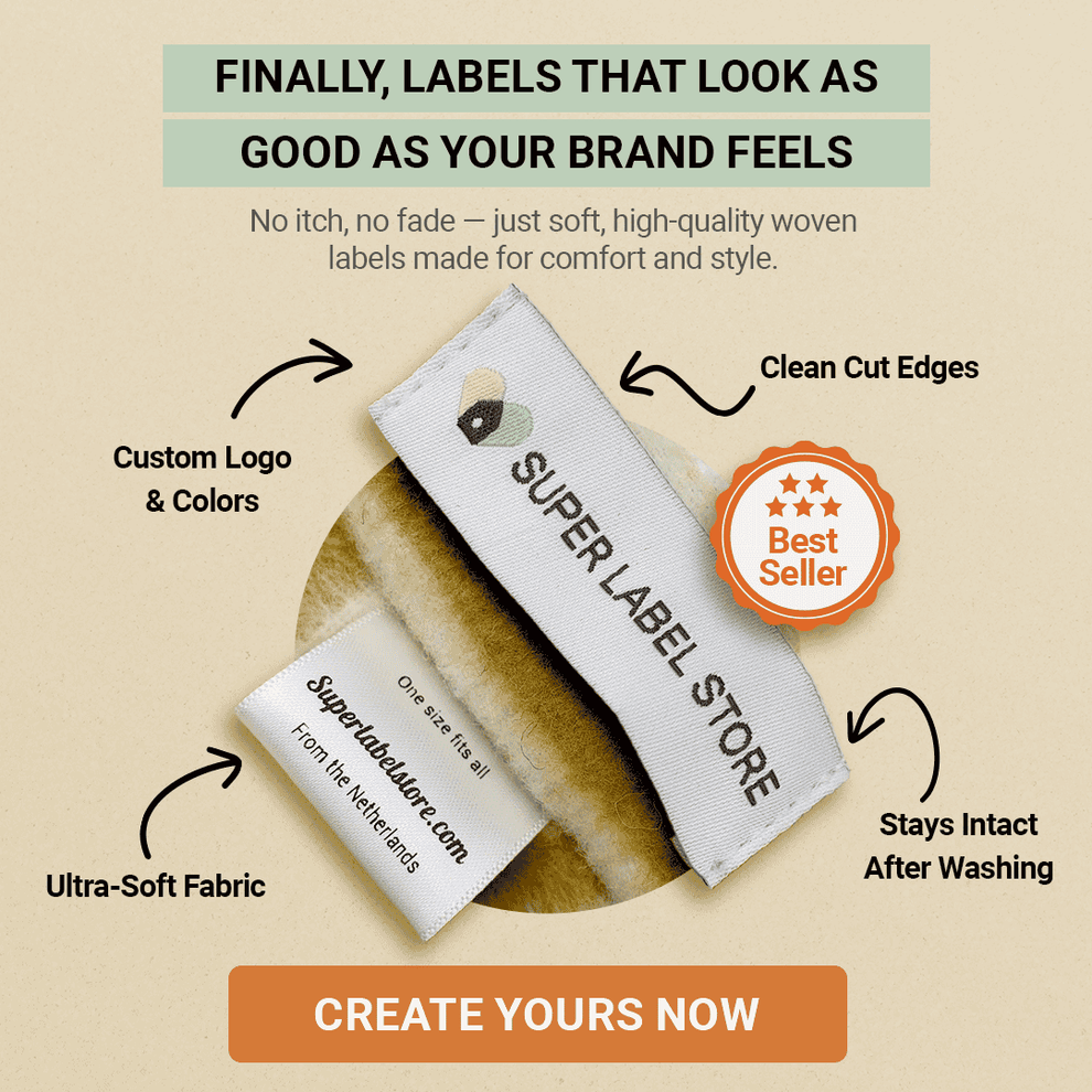 Custom Woven Labels for Clothing - Order Now! – Super Label Store