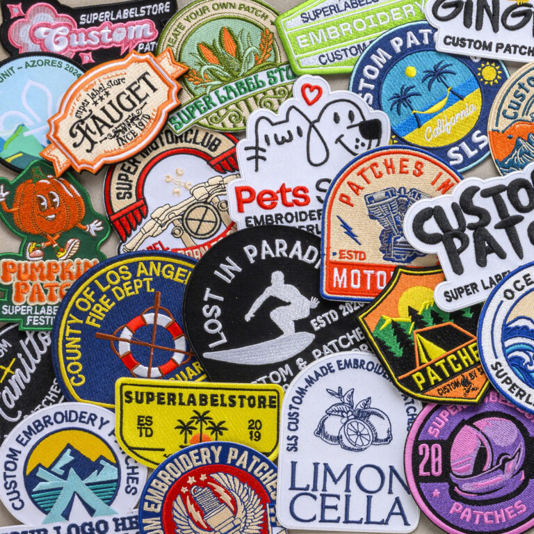 Custom Embroidery Patches | Superlabelstore